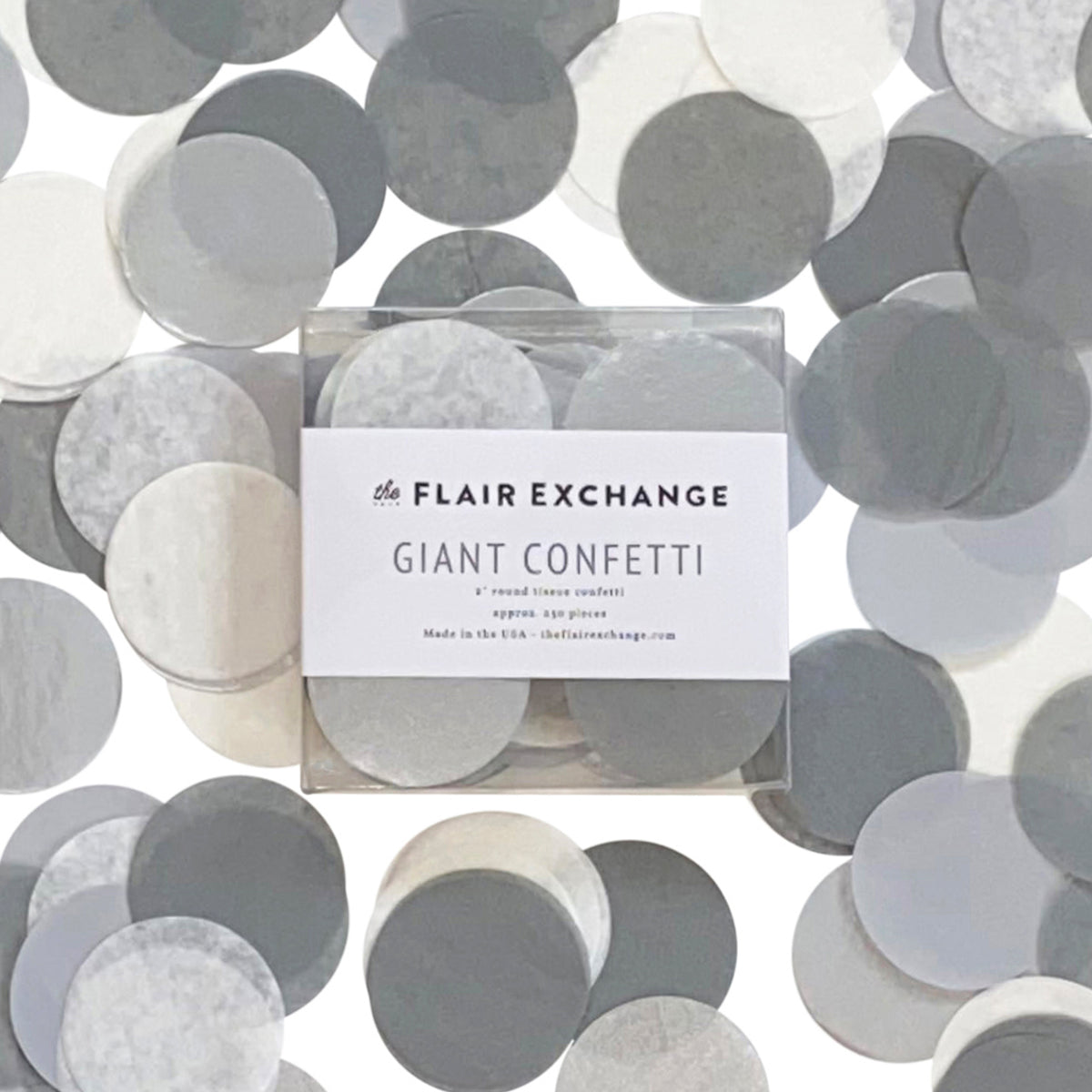 Giant Confetti - Sterling – The Flair Exchange®