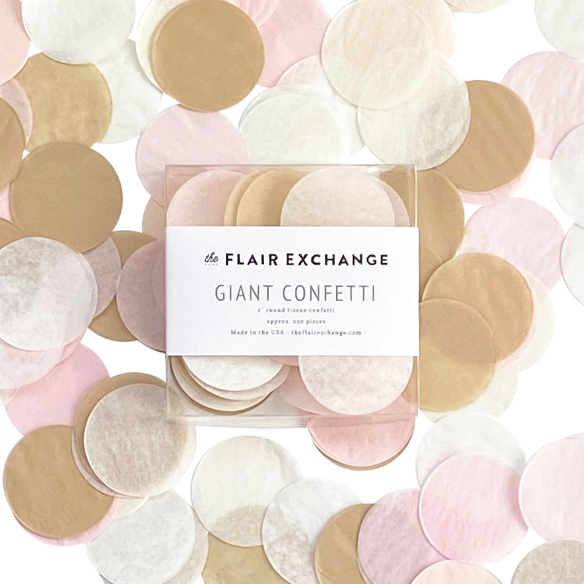 Giant Confetti - Blushing – The Flair Exchange®