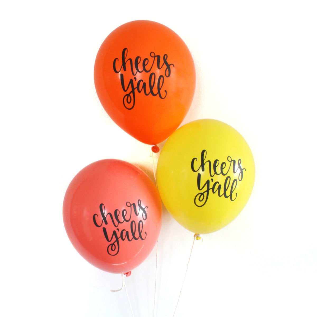 Cheers Y'all Citrus Balloons (Set of 3) – The Flair Exchange®